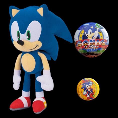 Sonic The Hedgehog Plush Toy With Pin Set 4559156896