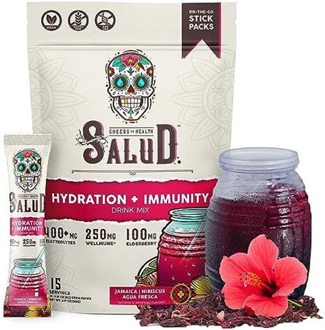 Salud 2 In 1 Hydration Packets Immunity Electrolytes