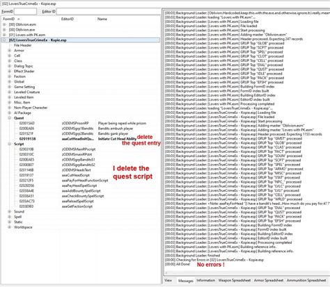 Reducing Console Spam On TrueCrimeEX Technical Support Lovers With PK LoversLab