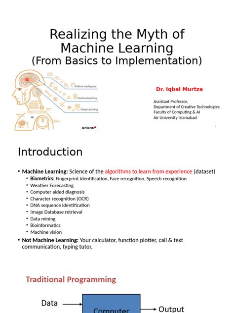 Ml Lecture 01 Linear Regression Pdf Machine Learning Applied