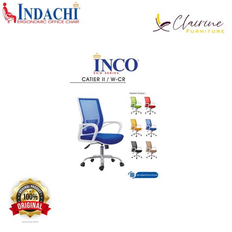 Jual Kursi Kerja Indachi Catier Ii W Cr Shopee Indonesia