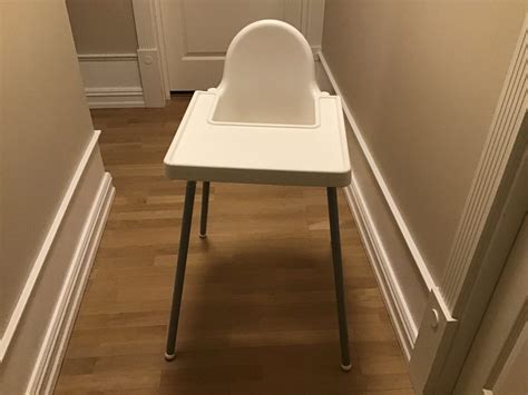Ikea Høy Barnestol Antilope Hvit Kr 100 Finn Torget
