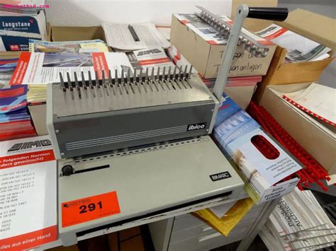 Used Ibico Binding Machine For Sale Auction Premium Netbid Industrial Auctions