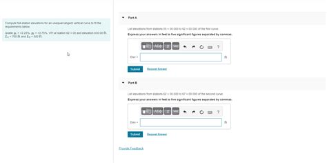 Solved Compute Full Station Elevations For An
