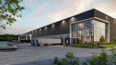Industrial And Logistics Real Estate Company Parameter Mosgraf 3d
