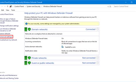 Firewall Advanced Settings Alexanders Blog
