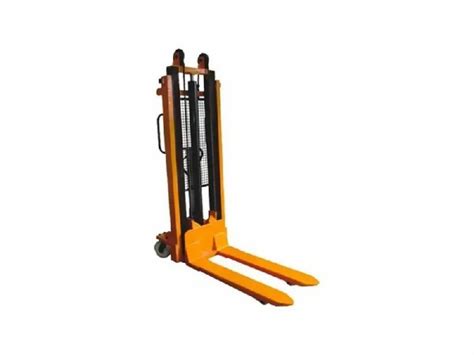 Manual 1 Ton Hydraulic Hand Stacker Stacker For Goods Lifting At