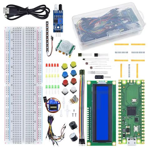 Jual Wyu Starter Kit For Raspberry Pi Pico Development Board Breadboard