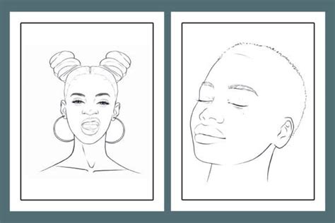 African Girl Drawing Easy