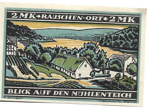 2 Mark Rauschen Municipalité De Rauschen Numista