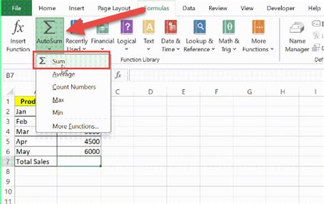 Autosum In Excel Autosum With Criteria In Multiple Columns Rexcel