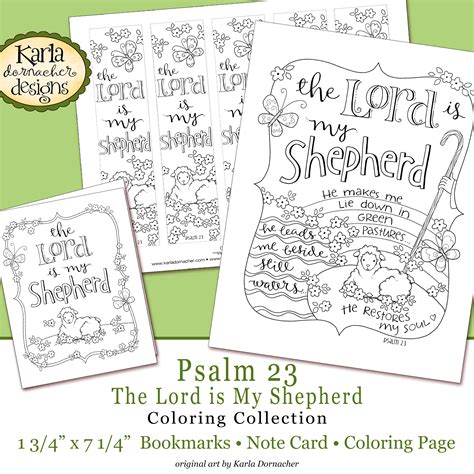 23rd Psalm Coloring Pages