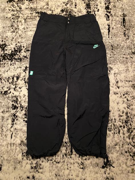 Nike Nike Crazy Cargo Pant Baloon Bagy Fit Big Cental Logo Nylon Grailed