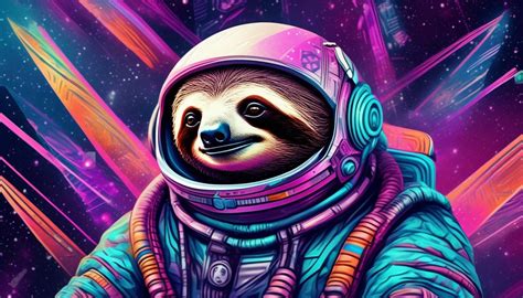 Image Gallery Large Sloth Astronaut Wallpaper