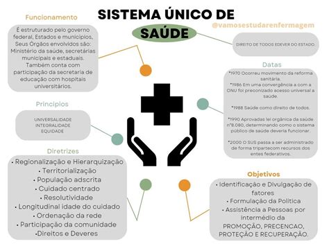 Mapa Mental Sus Em 2025 Enfermagem Concurso Mapa Mental Lei Orgânica