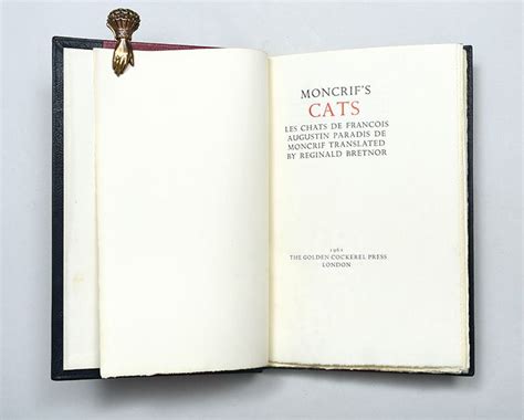 Moncrifs Cats Les Chats Translated By Reginald Bretnor By Moncrif Francois Augustin Paradis