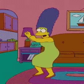 Marge Simpson  Marge Simpson Dancing Descubre Y Comparte 