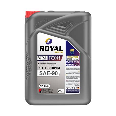 Royal Super Lubricants Gear Oil Sae 90 Api Gl 5 25 Liter Royal Super Lubricants Manufacturer Uae