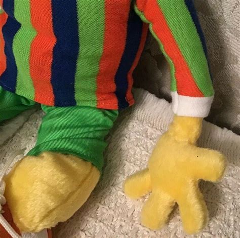 Sesame Street Workshop Bert With Unibrow Plush Doll 13 New With Tag