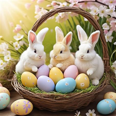 Premium Photo Springtime Jubilee Embracing Easters Essence