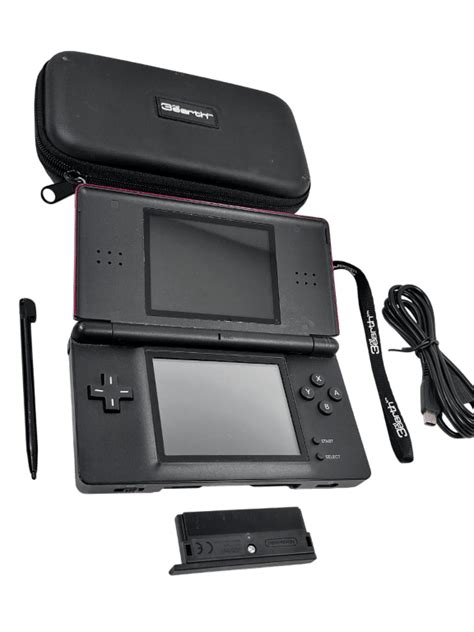 Nintendo Ds Lite Metallic Red Black Excellent Appleby Games