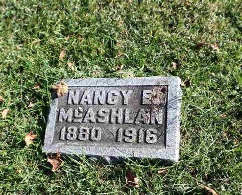 Nancy E Leonard Mcashlan 1879 1916 Find A Grave Memorial