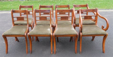 Set Of Eight Yew Dining Chairs By Bevan Funnell