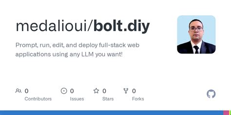 Github Medaliouiboltdiy Prompt Run Edit And Deploy Full Stack Web Applications Using Any