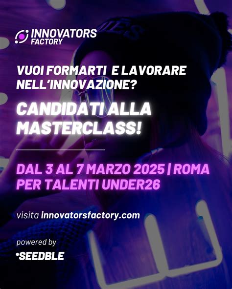 Masterclass Innovazione Innovation Chiara Di Cillo