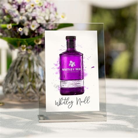 Gin Wedding Table Names Wedding Stationery Tops Designs