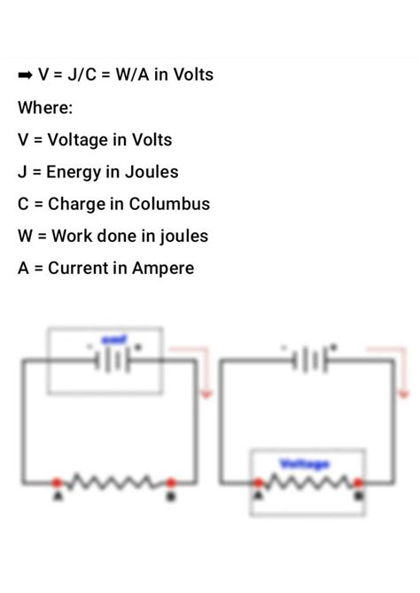 Solution Difference Between To Electrical Voltage And Emf Theory