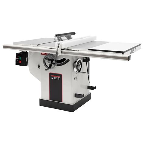 Jet Xacta Deluxe 10 In 20 Amp 230 Volt Cabinet Table Saw In The Table