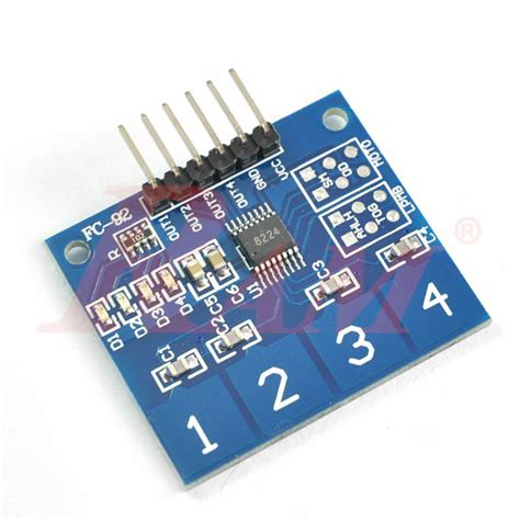 ttp224 4 digital capacitive touch sensor switch module ram