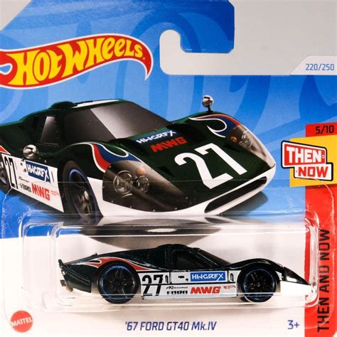 Hot Wheels 67 Ford Gt40 Mk Iv Then And Now Etsy Uk Voitures De