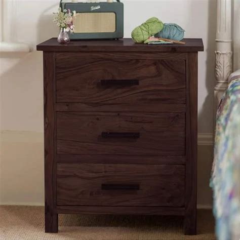 Nismaya Solid Wood Bedside Table Finish Color Honey Finish Pre
