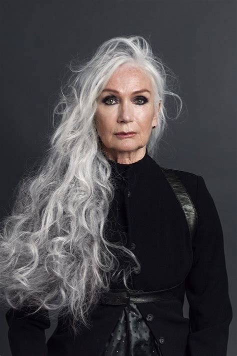 17 Best Images About Sexy Gray Hair For Real Women On Pinterest Long
