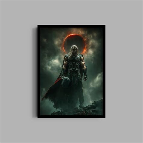 Thor Poster Marvel Avengers Poster Premium Wall Art