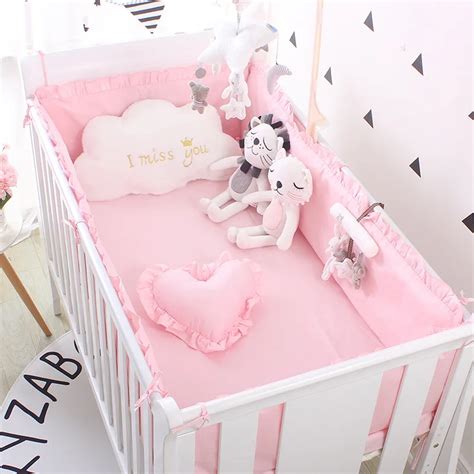 Juego De Cama De Algod N 100 Para Beb Ropa De Cama De Princesa Rosa