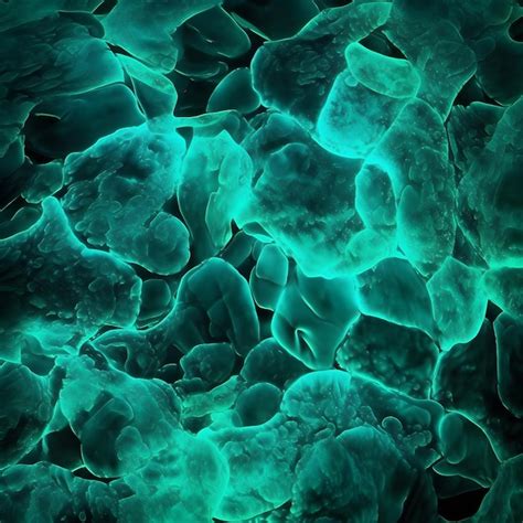 Premium Ai Image Bioluminescent Texture