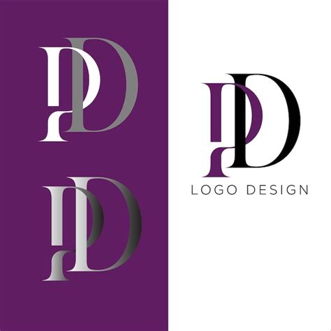 Premium Vector Pd Initial Letter Logo Design