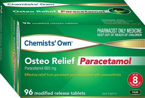 Chemists Own® Osteo Relief Paracetamol 665 Mg Tablets 96s