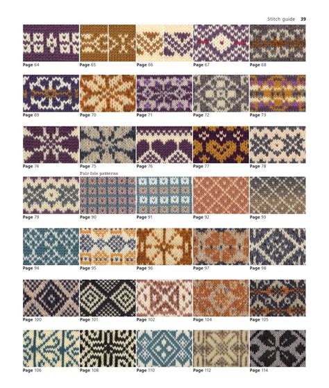 Simple Fair Isle Pattern Chart Educational Chart Resources