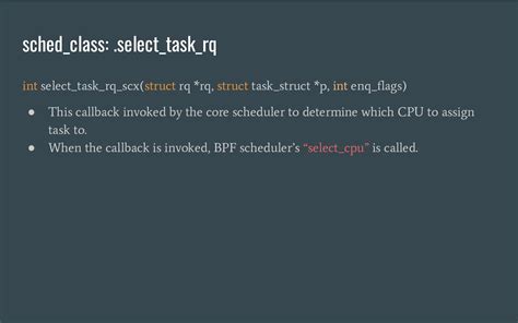 Learning Schedext Bpf Extensible Scheduler Class Speaker Deck