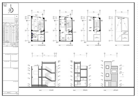 یاسمین پلان ساختمان ویلایی همکف اول با تایید نظام مهندسی و شهردرای استودیو معماری نگار