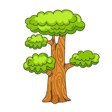 Baum Comic Vektoren Lade Kostenlose Hochwertige Vektoren Von Freepik