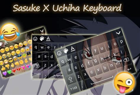 ดาวน์โหลด Sasuke X Uchiha Keyboard Emoji Apk สำหรับ Android