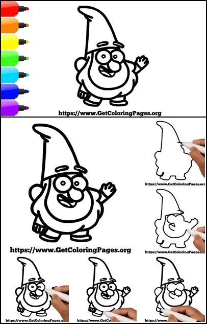 How To Draw Gnome Gravity Falls Drawing Tutorial Drawings Diy Website
