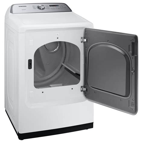 Samsung Dvg50r5200wa3 74 Cu Ft Gas Dryer With Sensor Dry White
