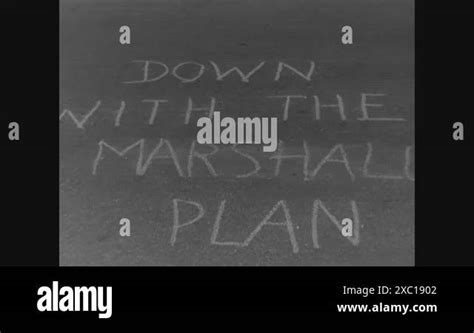 1948 Protests Against The Marshall Plan Spring Up Across Europe