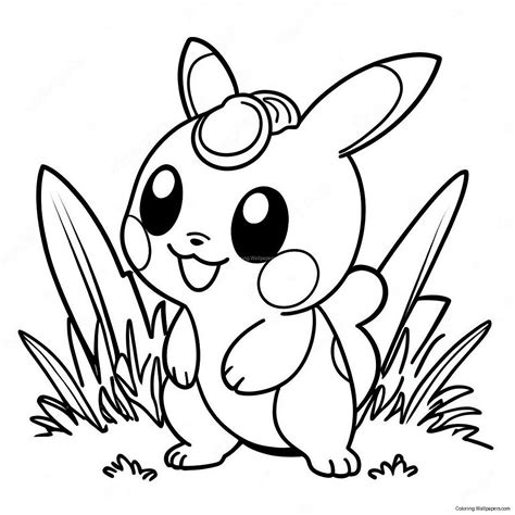 Grass Type Pokemon Coloring Page 37983 30041